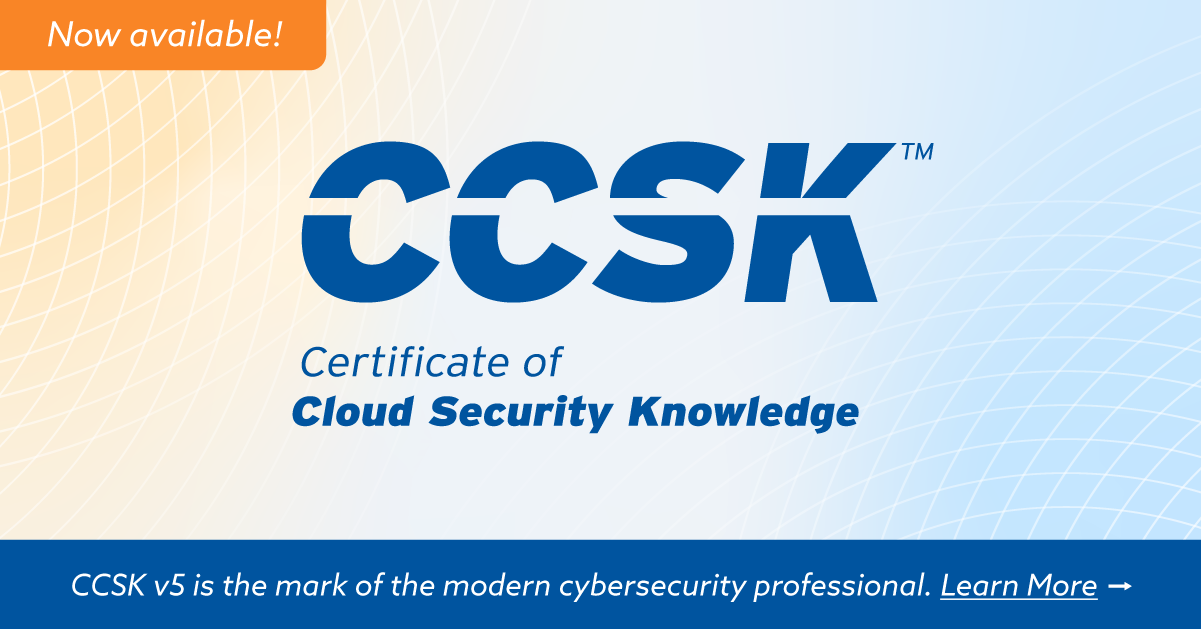CCSK v5 Now Available – CSA Hong Kong and Macau Chapter